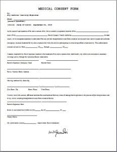 Printable Parent Consent Forms for Various Situations