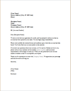 Credit Approval Letter Templates for MS Word | Download/Copy