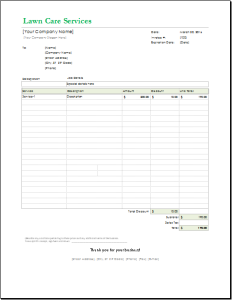 receipts | Word & Excel Templates