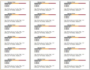 Label Templates for MS Word | Download Edit & Print