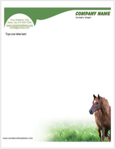 Animal Design Letterhead Templates for MS Word | Download