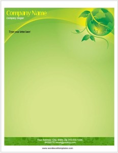 Floral Letterhead Templates for MS Word | Download Editable