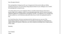 Jury Duty Excuse Letter Sample Template | Word & Excel Templates