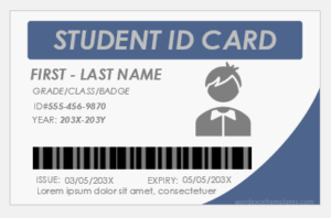 10 Student ID Card Templates in Editable & Printable Format