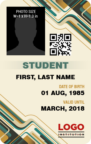 10 Student ID Badge Templates in Editable & Printable Format | Word ...
