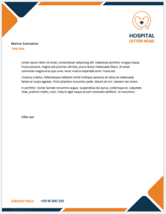 Hospital Letterhead Templates for Word | Download Edit Print