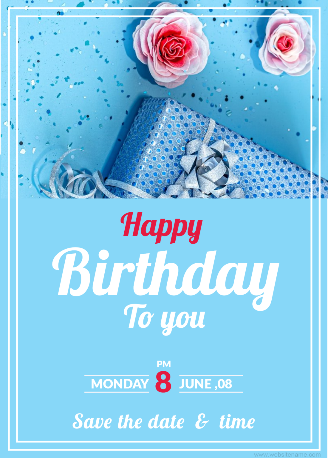 Birthday Gift Card Templates for Word | Edit Print & Send