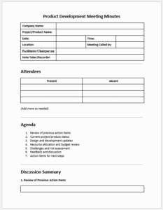 50+ Examples of Meeting Minutes for Professional Meetings