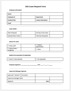 25+ HR-related Commonly Used Form Templates | Download/Save