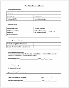 25+ HR-related Commonly Used Form Templates | Download/Save