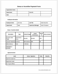 Employee Payroll and Promotion Forms | Download & Save