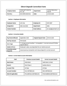 15 Commonly Used Forms Related to Payroll Correction | Save
