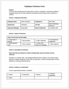 25+ Common Office Discipline & Violation Forms | Save/Print