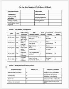 20 Most Needed Employee Training and Development Forms