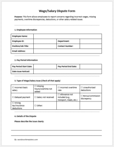 20+ Employee Dispute & Grievance Forms for MS Word | Save