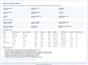 Utility Cost Analysis Worksheet | Track & Analyze Expenses Online